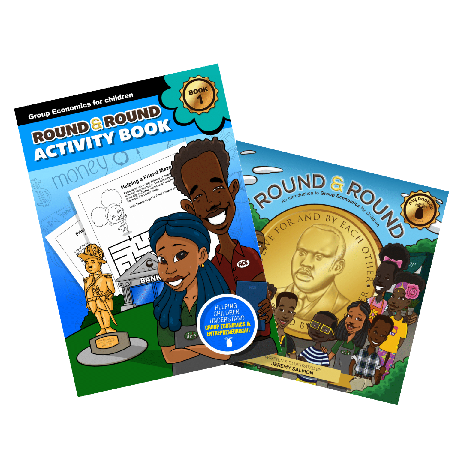 Round & Round Activity Book Sales - Group Economics for Children