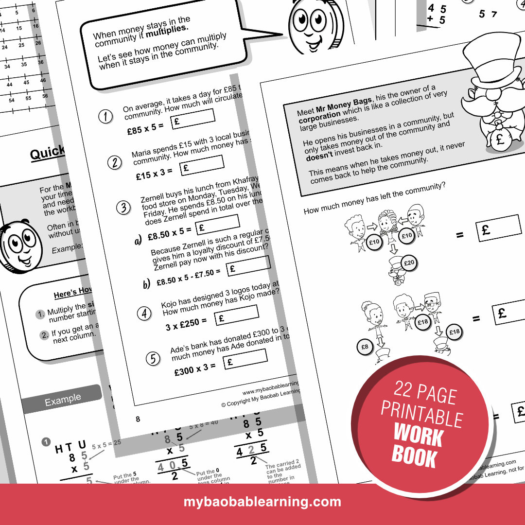 FREE Quick Maths-Round & Round In The Community Work Book! FREE Quick Maths-Round & Round In The Community Work Book!